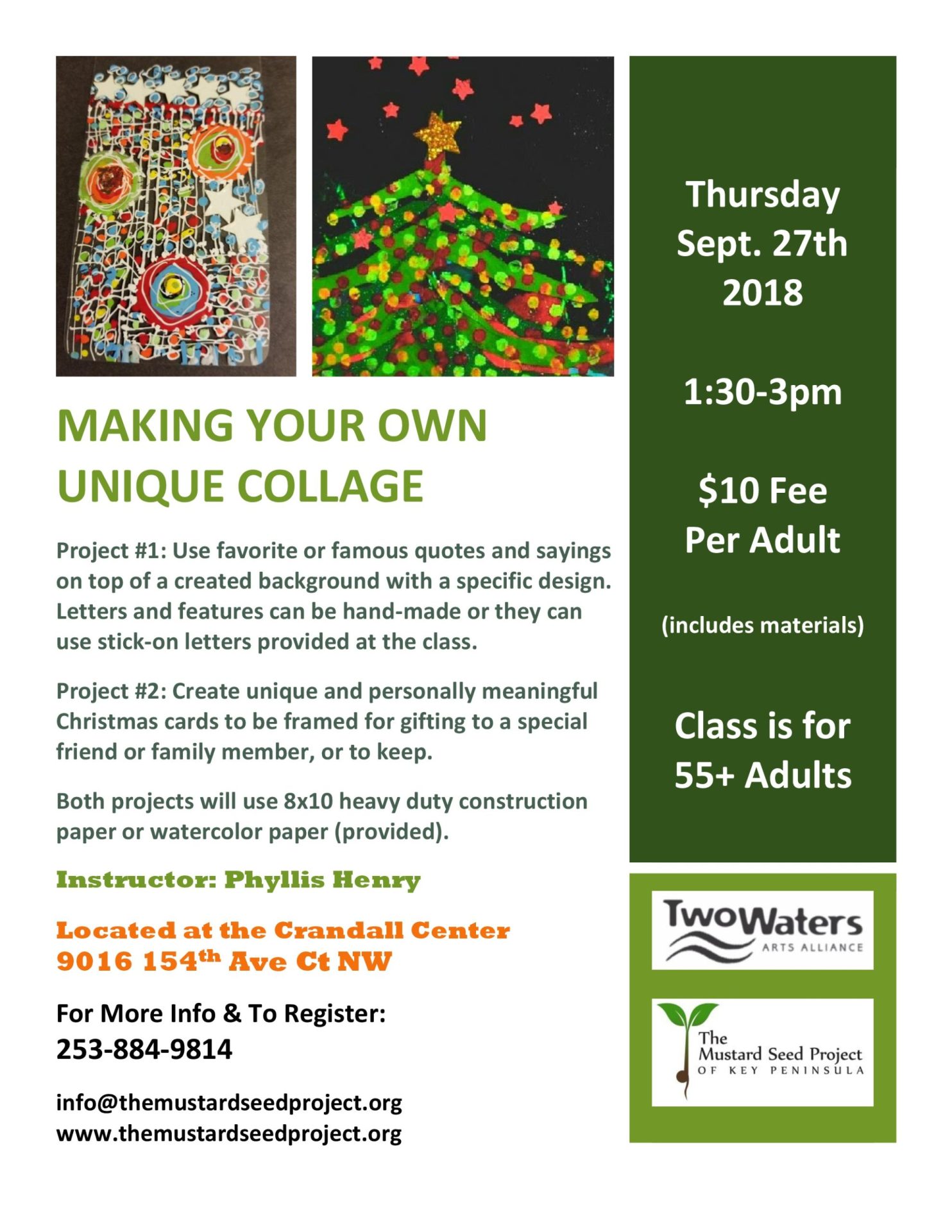 Collage Class | The Mustard Seed Project